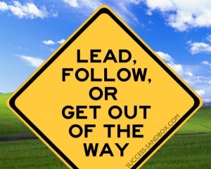 Lead or Follow, but Definitely Get Out of the Way! - Success Sandbox